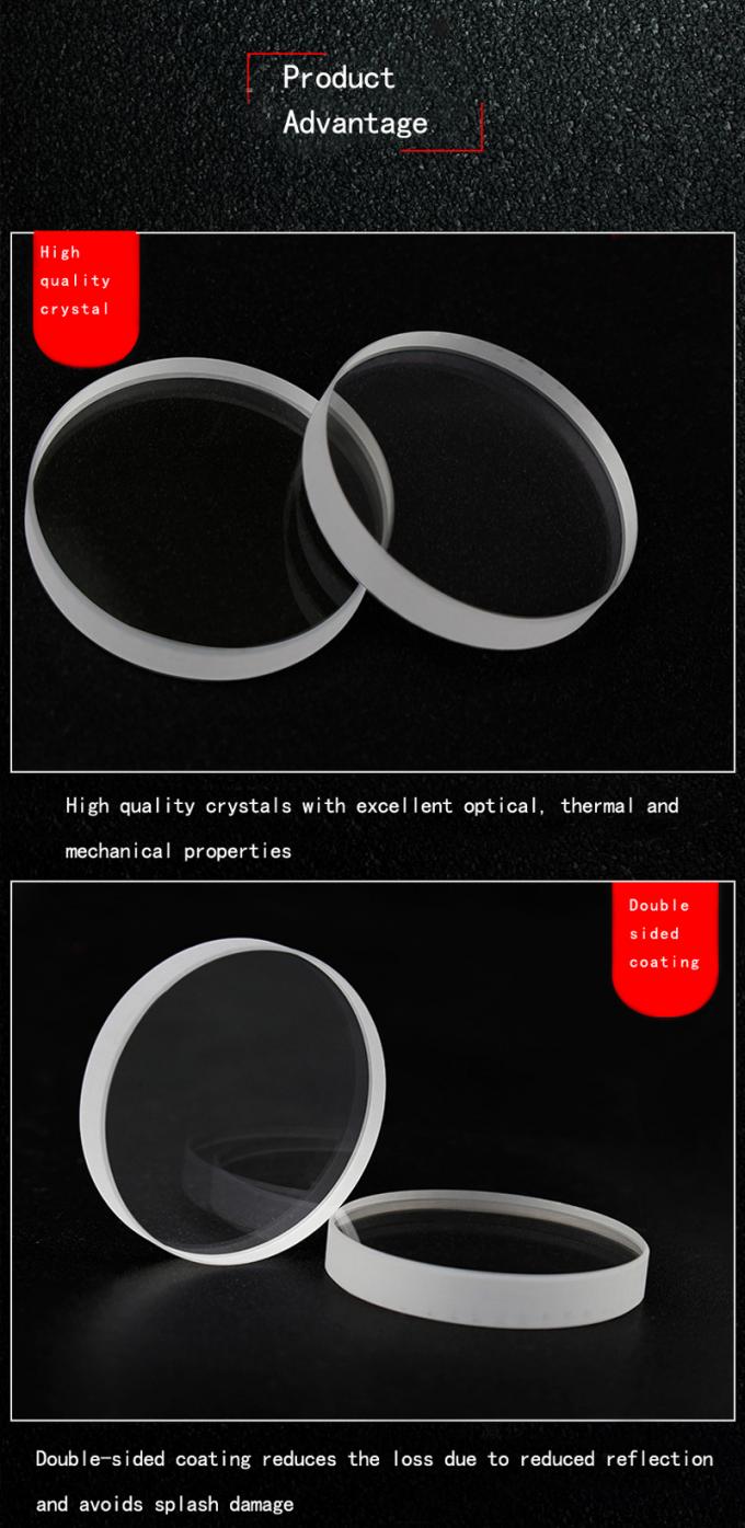 Chamfer 54*2mm 45 βαθμού διαφανής προστατευτικός φακός λέιζερ ινών